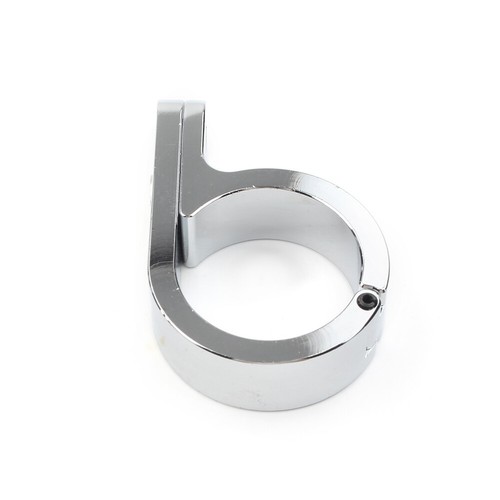 1.25" Chrome Handlebar Mounts Clamp Clock Fit For Harley Dyna Touring ...