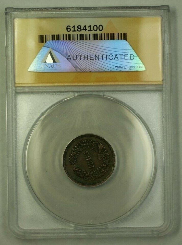 Oh-Raven Token Mrs. Reed 765D-1a 1863 Civil War Storecard ANACS VF-35 ...