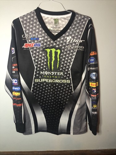 Monster Energy Supercross Jersey Long Sleeve Shirt Racing FIM World ...