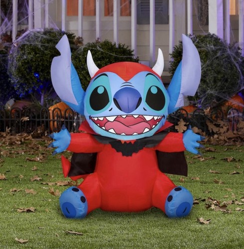 Disney Lilo & Stitch 3ft Airblown Inflatable Stitch Devil Costume ...