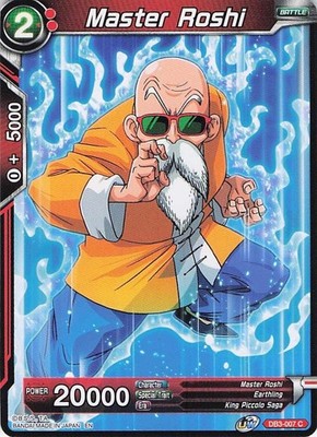 Master Roshi DB3-007 Dragon Ball Card | eBay