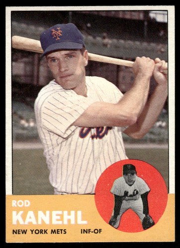 1963 Topps #371 Rod Kanehl New York Mets | eBay