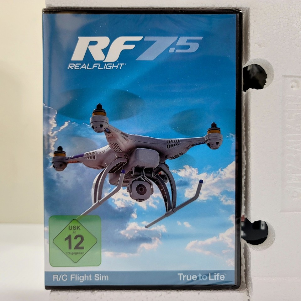 RealFlight RF 7.5 RC Flight Simulator InterLink Elite Controller OPEN ...