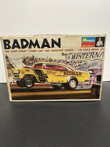 Monogram Tom Daniel's Badman '55 Chevy 1:24 model kit - Original 1969 ...