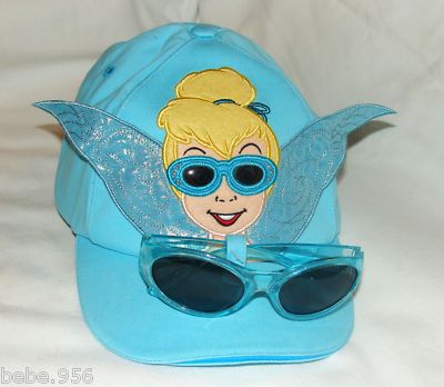 NEW ~DISNEY TINKERBELL 3D BLUE CAP AND GLASSES | eBay