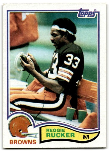 1982 Topps Football Reggie Rucker Cleveland Browns #72 | eBay