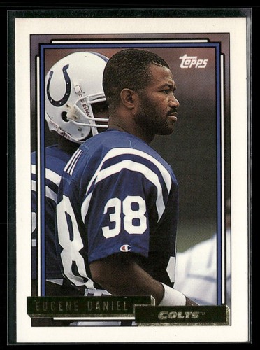 Eugene Daniel 1992 Topps #30a Gold Indianapolis Colts | eBay