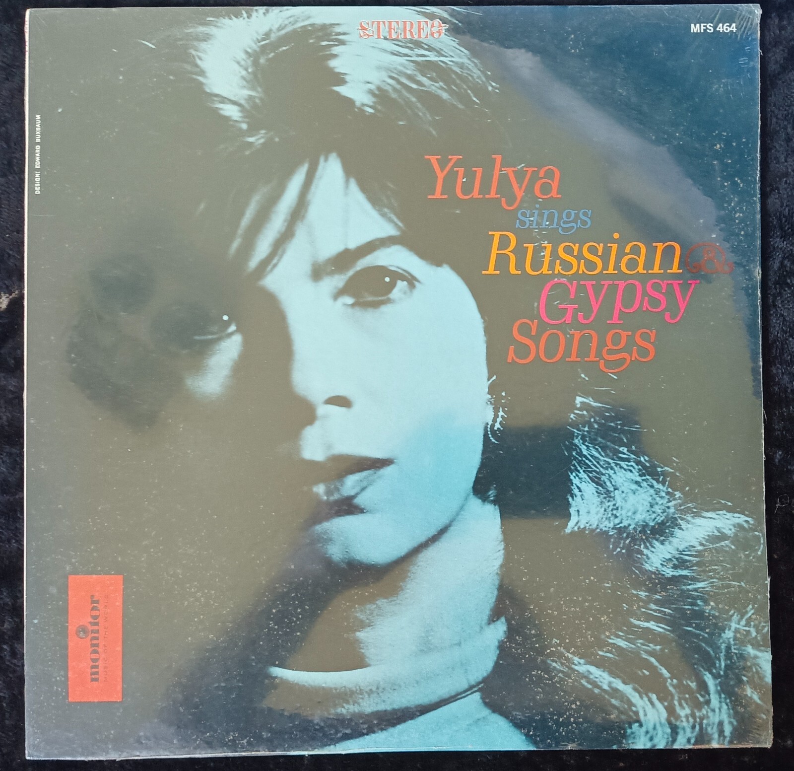 Yulya Russian Gypsy Songs LP, Album Monitor MFS 464 US 1962 STILL ...