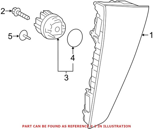 Genuine OEM Rear Tail Light Bulb For Toyota 8153642200 | eBay