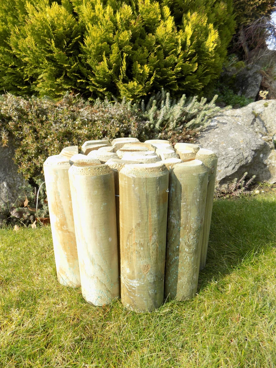 Garden Edging Log Roll | Fasci Garden