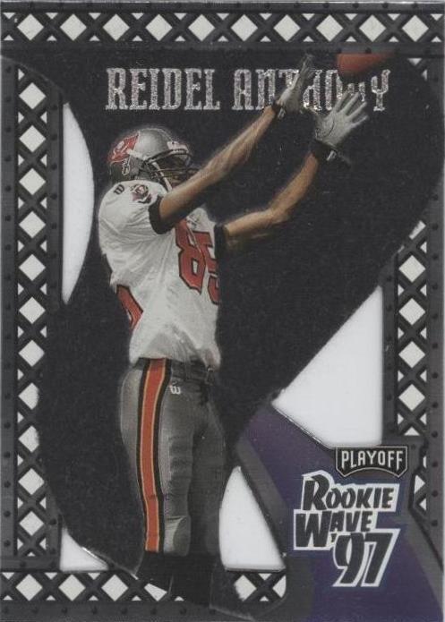 1997 Playoff Contenders - Rookie Wave Pennants Reidel Anthony #16 Black ...