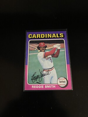 1975 TOPPS BASEBALL #490 REGGIE SMITH NRMT Cardinals PWE | eBay