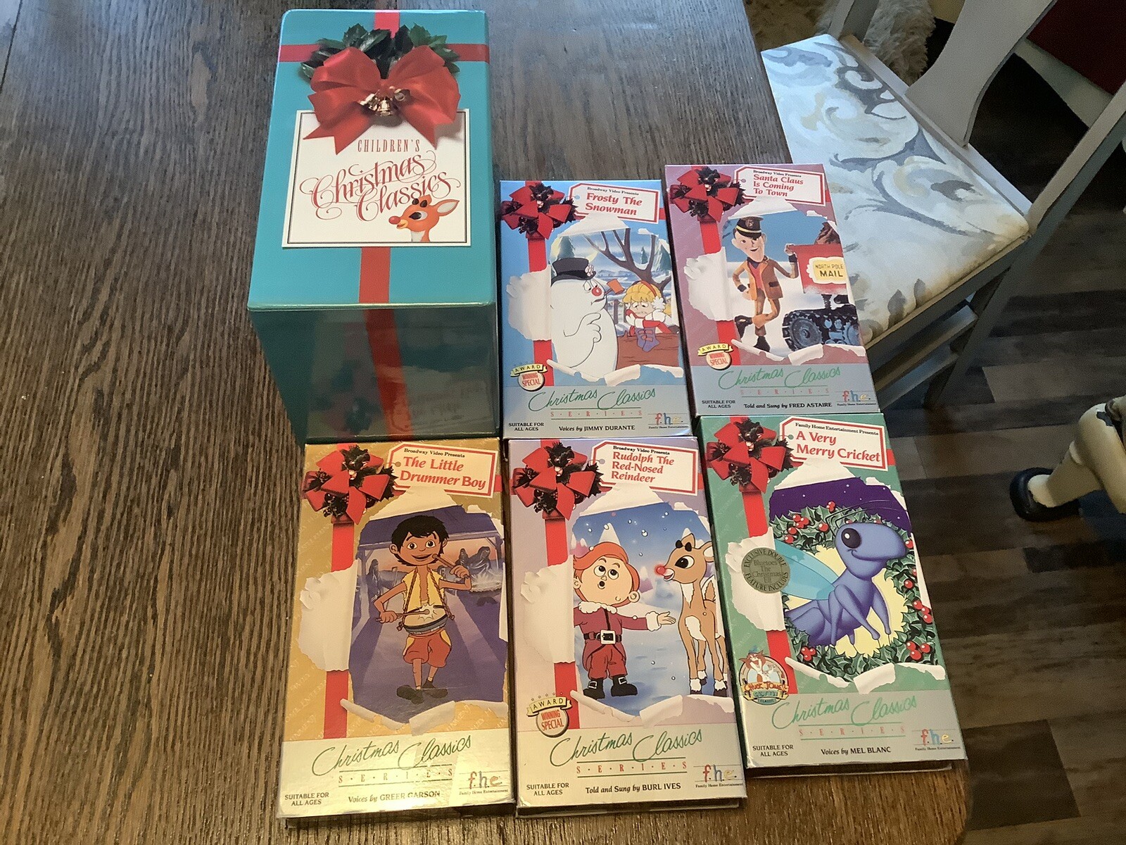 Christmas Classics Series Collection Used VHS lot Of 5 Santa Rudolf ...