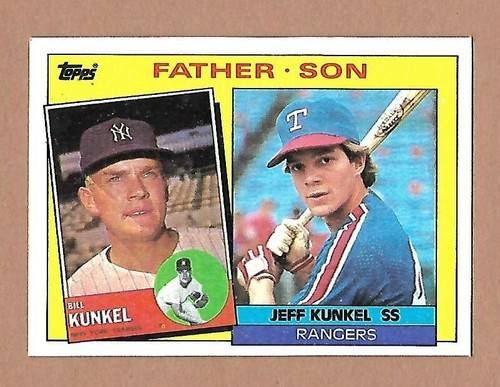 Topps - Father & Son - Bill Kunkel / Jeff Kunkel - #136 | eBay