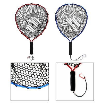 Fishing Landing Net Fishing Mesh Net Catching Net Nonslip Comfortable ...