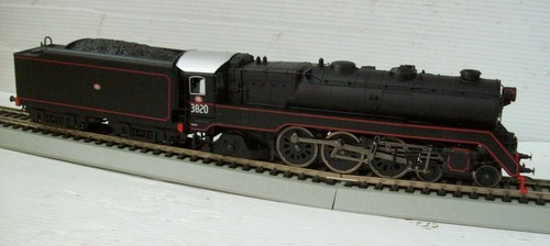 HO NSWGR 38 CLASS 3820 BLACK NON STREAMLINED STEAM LOCOMOTIVE DC/DCC ...