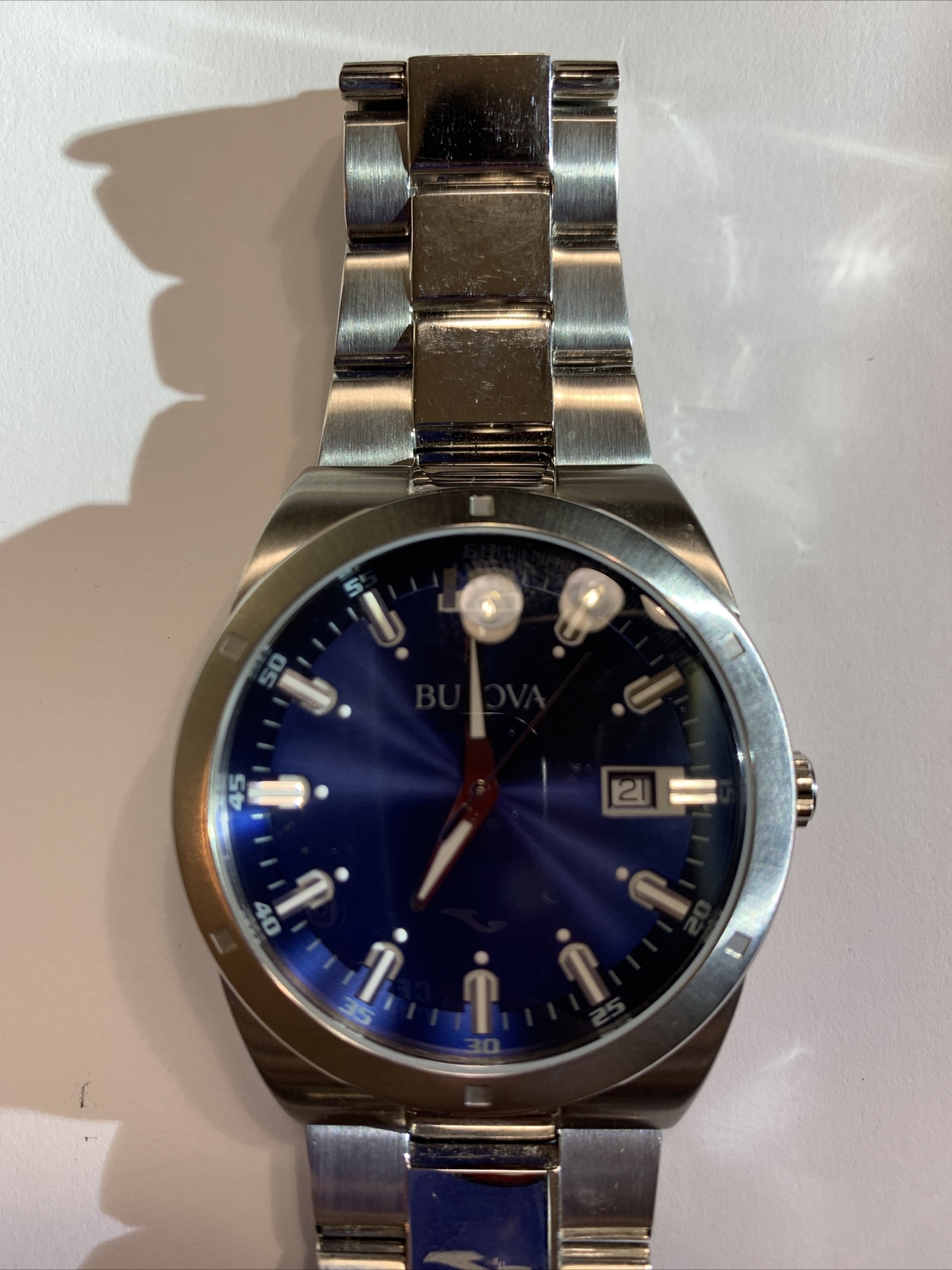 Bulova 96B220 Classic Stainless Steel Men's Watch - S… - Gem