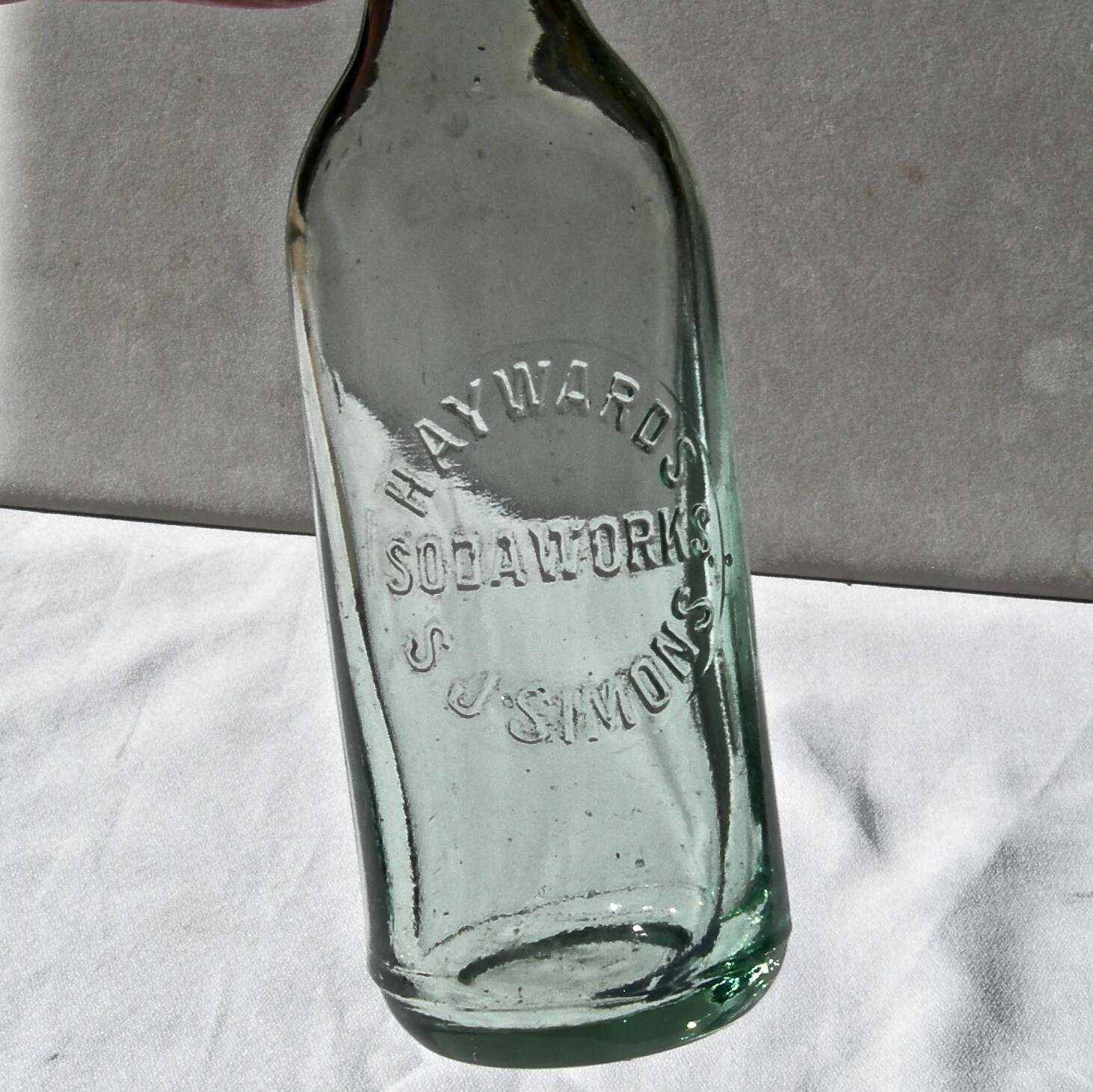 ca 1910 HAYWARD CALIFORNIA "HAYWARDS SODA WORKS SJ SIMONS" WESTERN SODA ...