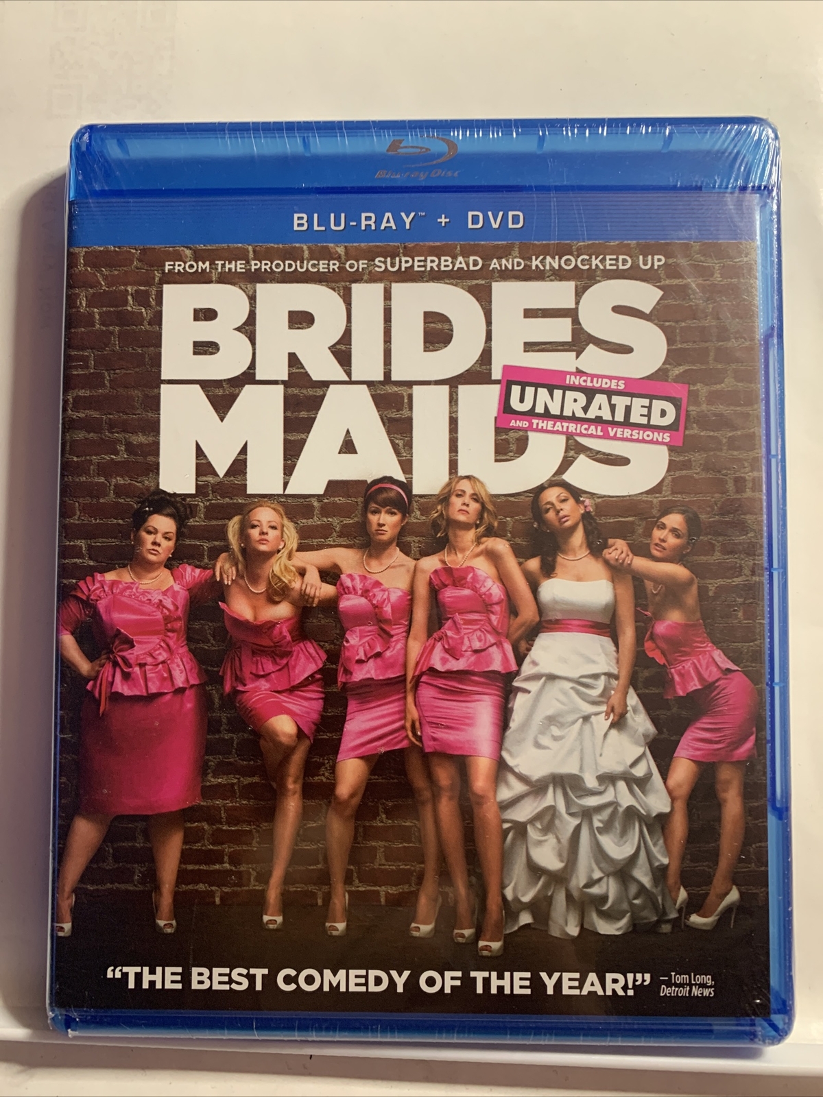 Bridesmaids (Blu-ray/DVD, 2011, 2-Disc Set, Unrated/Rated) Brand New ...