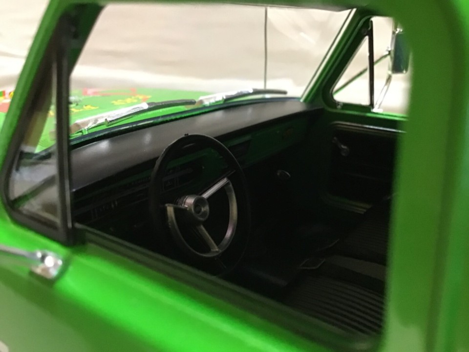 RAT FINK / ED ROTH FORD F-350 DIECAST RAMP TRUCK CAR HAULER 1/18 ACME ...