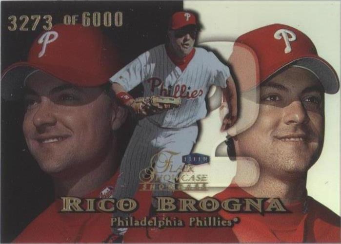 1999 Flair Showcase - Rico Brogna #138 Row 1 /6000 for sale online | eBay