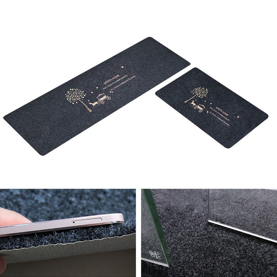 2pcs Kitchen Floor Mat Rubber Backing Doormat Runner Rug Set Washable ...