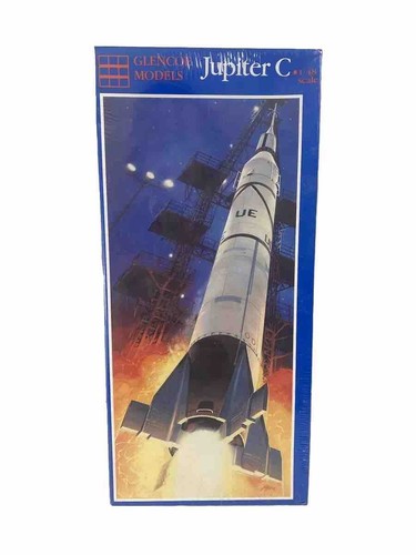 NEW SEALED GLENCOE MODELS 1/48 JUPITER C ROCKET BOX KIT #05103 (1990 ...