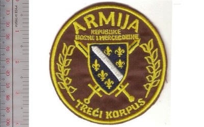 Bosnia Herzegovina Republic Armija Republike Bosne I Treci Korpus No ...