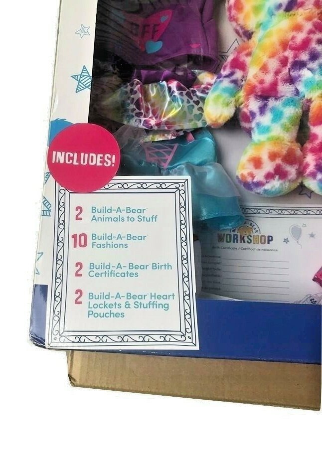 Build a Bear Gift Set New in Box Sealed Two Bears and 16 Accessories | eBay