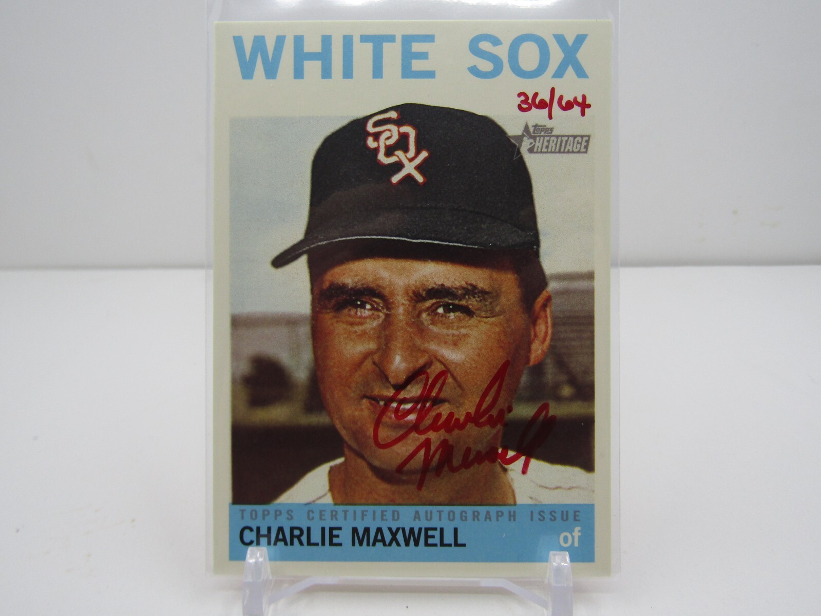 2013 Topps Heritage - Real One Autographs Red Ink #ROA-CM Charlie ...