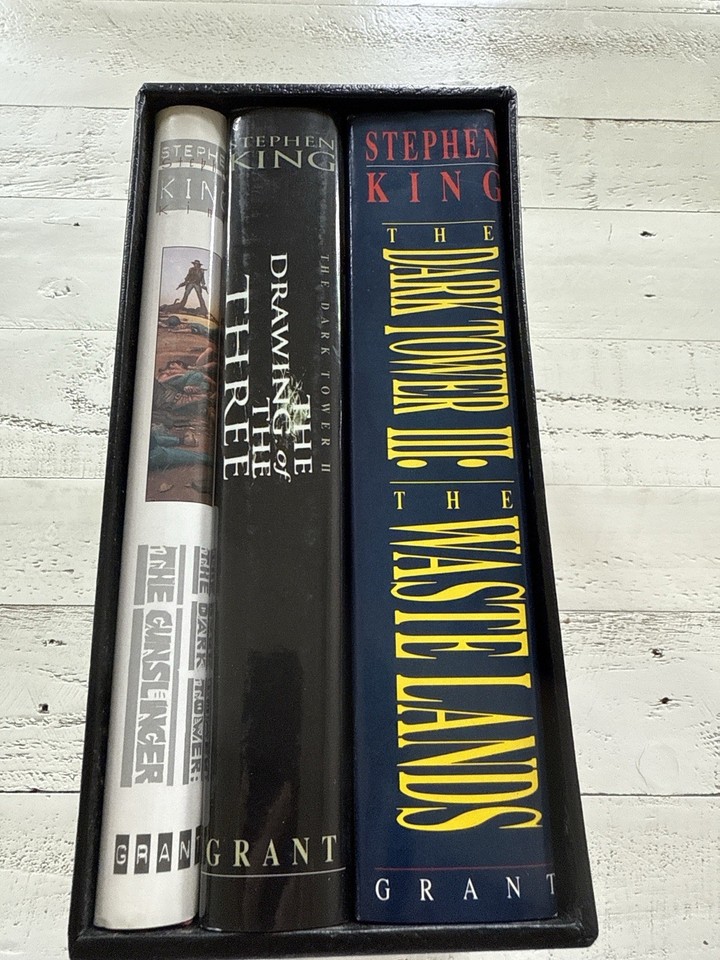 Stephen King The Dark Tower Set 1-3 Grant Hardcover Slipcase Edition ...