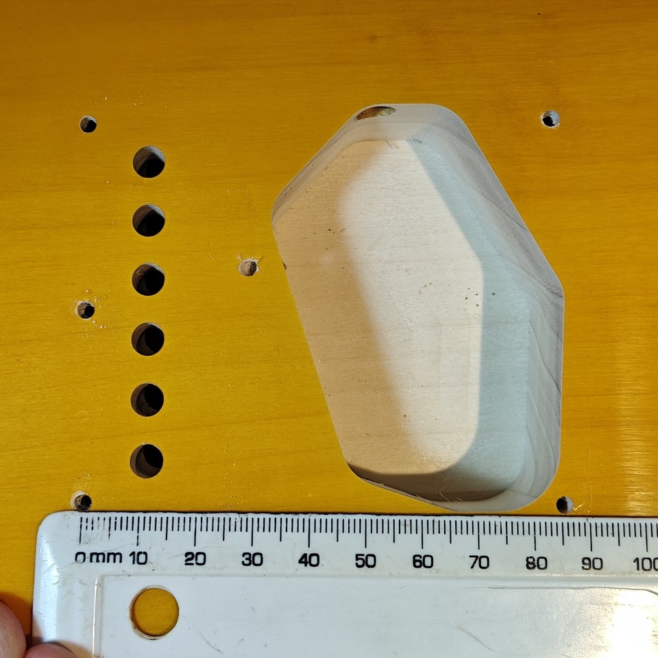 Used 2020s Tele Telecaster Style Guitar Body LEFT HANDED Poplar ...