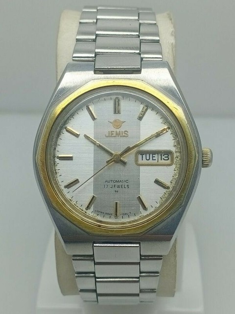 Vintage Jemis 5021-0240 Automatic Day/Date Watch for sale online | eBay