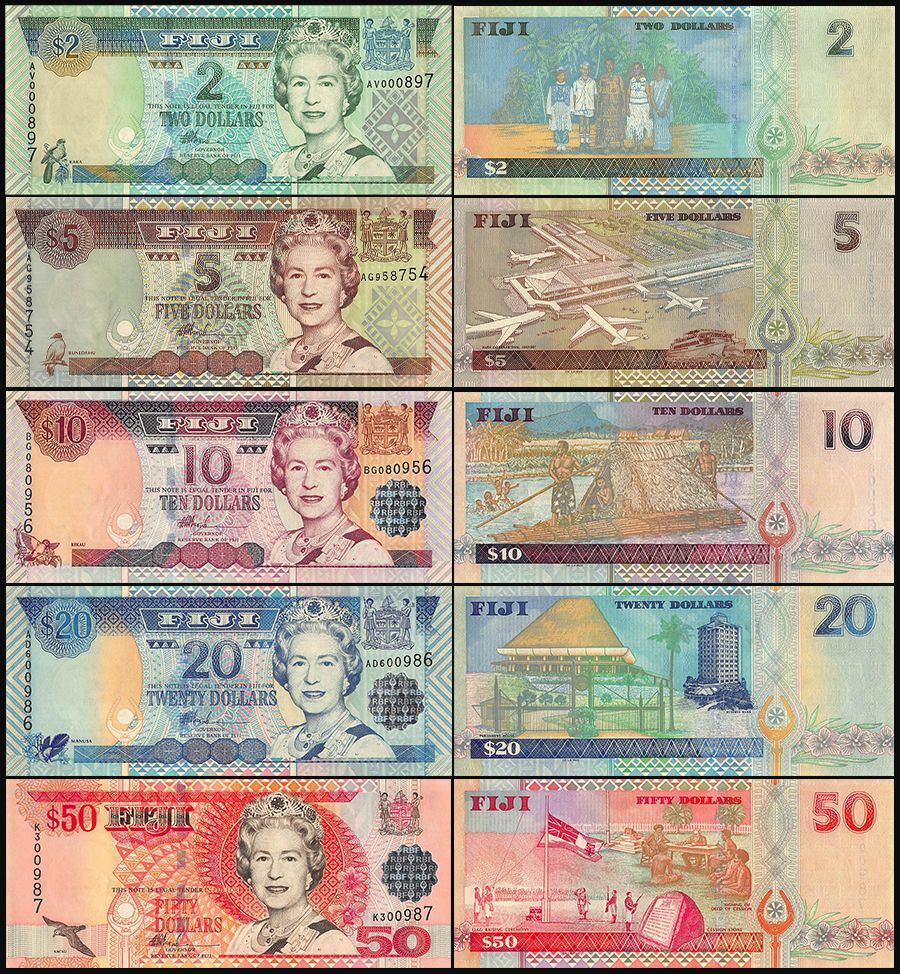 Fiji Paper Money: Colorful Banknotes from the Tropics ~ MegaMinistore