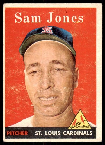 1958 Topps Sam Jones Baseball Cards #287 | eBay