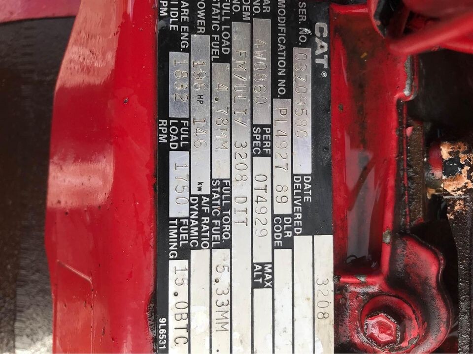Caterpillar (CAT) 3208 TURBO Diesel Engine 196 HP | eBay