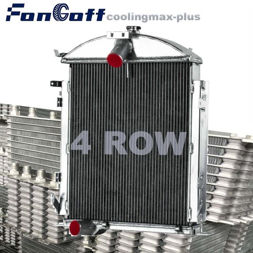 4 Row Core Aluminum Radiator For 1928 1929 28 29 Ford Model A Heavy ...