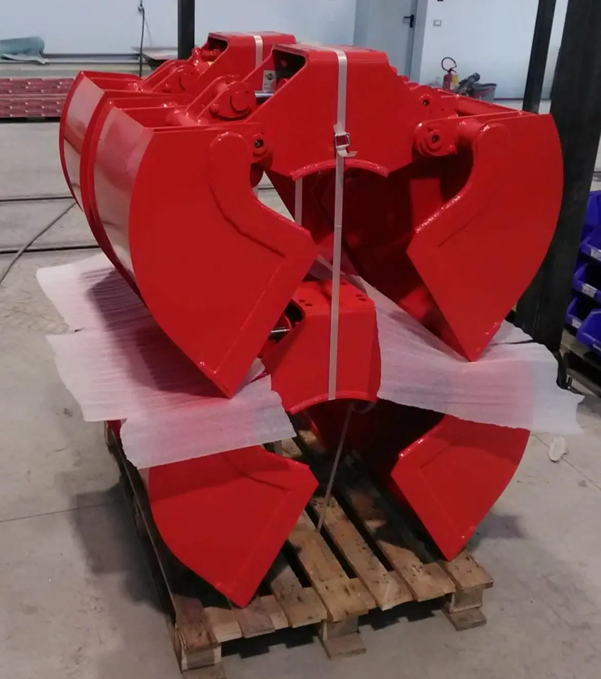 CLAMSHELL BUCKET GRAB - 120KG - 1/4 TON CAPACITY - HIAB BONFIG ...