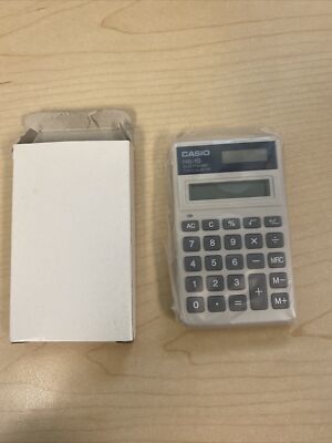 Vintage Casio Pocket Size Calculator HS-10 8 Digit Solar powered NEW | eBay