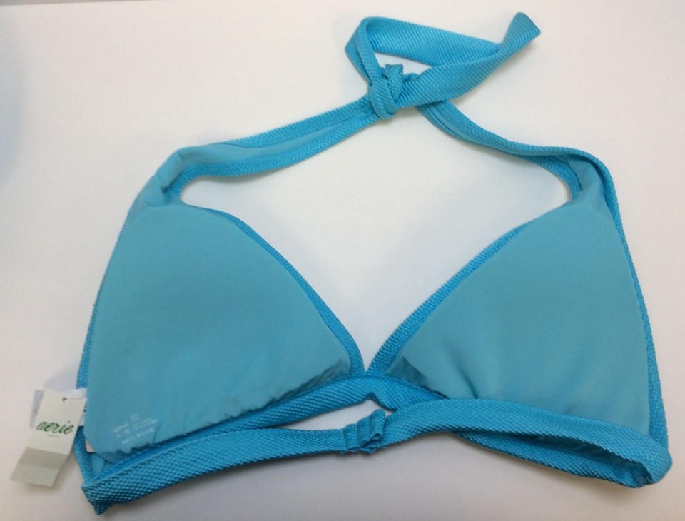 Aerie Light Blue Textured Swimsuit Bathing Suit Separates, Choose Size ...