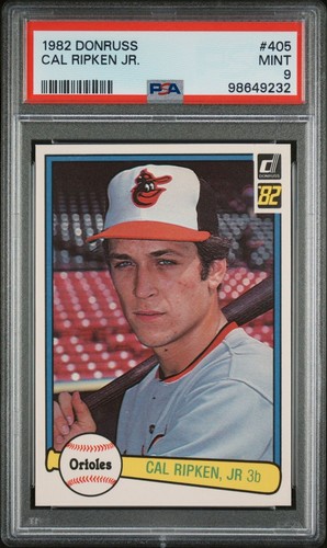 1982 Donruss Cal Ripken Jr Rookie PSA 9 Mint Orioles 🔥 | eBay