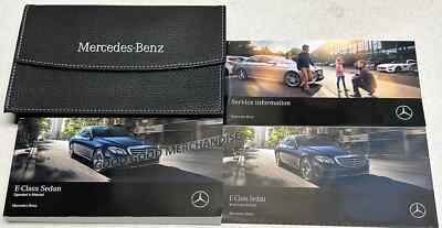 2019 MERCEDES BENZ E CLASS OWNERS MANUAL AVNTGARDE EXCLSIV BAS 1E AMG ...