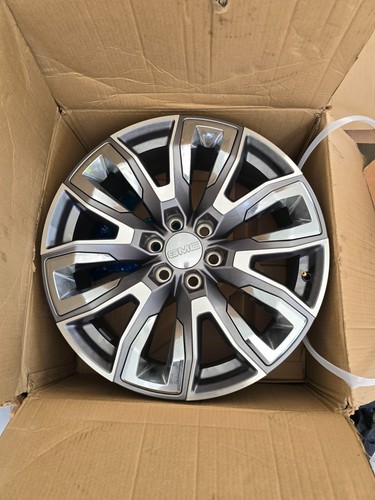 4 - 22 x 9 new OEM rims, 2024 1500 Sierra Denali, caps & sensors not ...