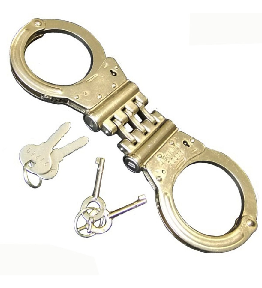 High Security Professional Police Transport Restraint Handcuffs Double ...