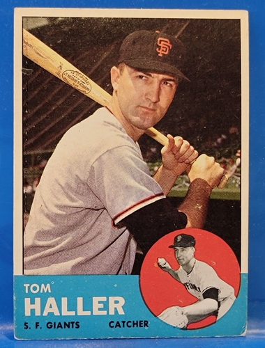 Tom Haller, C - Topps - Giants, 1963 - #85 | eBay