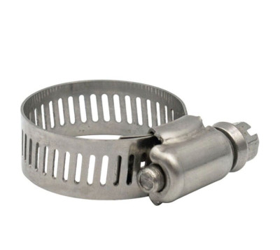 Qty 5 STAINLESS STEEL Hose Clamp 40mm - 62mm (SS32) 12.8mm Band Safety ...