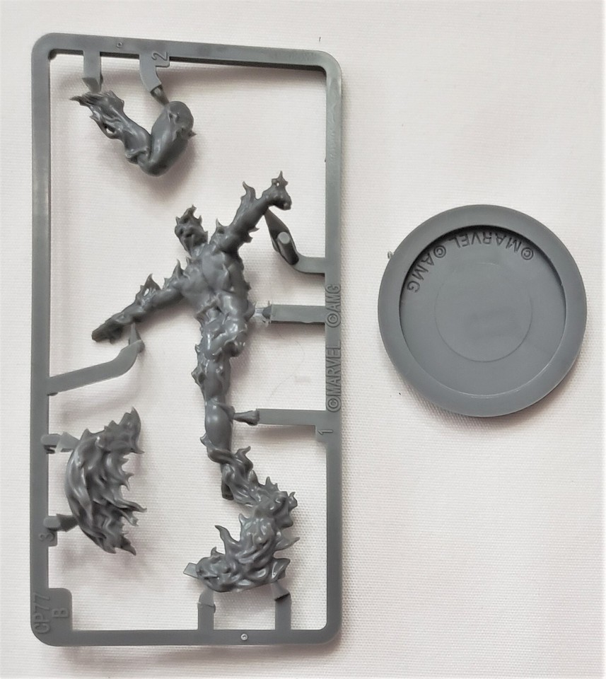 Marvel Crisis Protocol Human Torch ONLY, NO Cards / Token / Captain ...