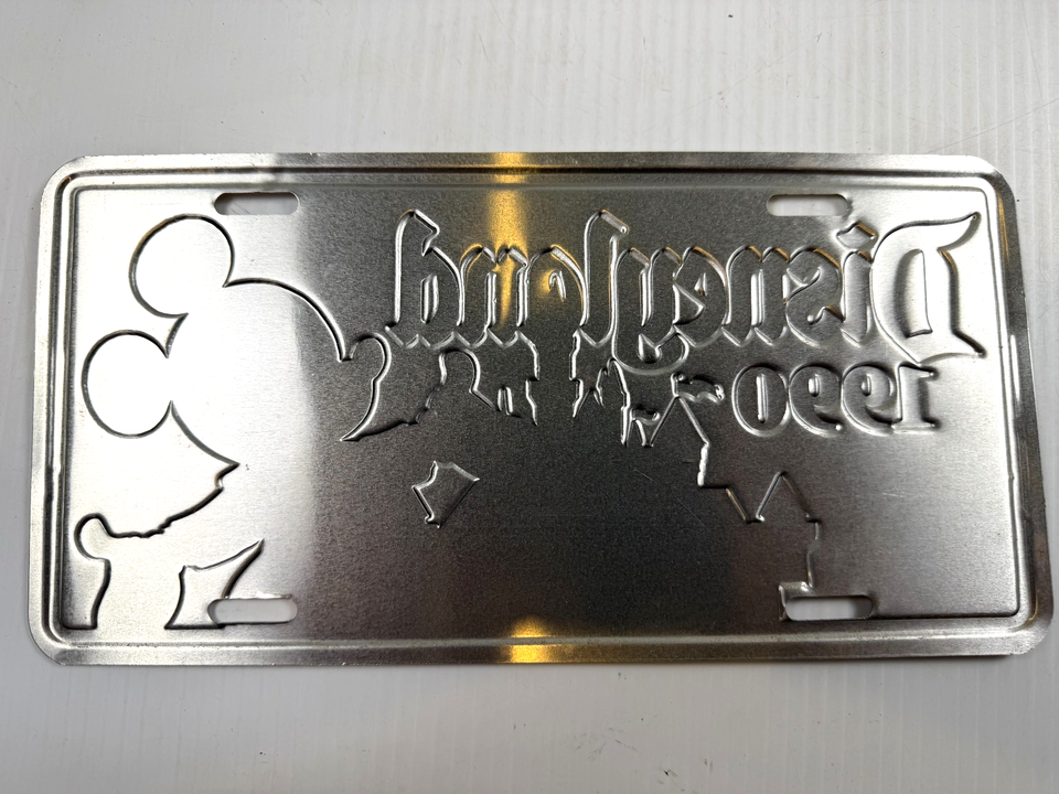 Disneyland 1990 License Plate Full Size | eBay