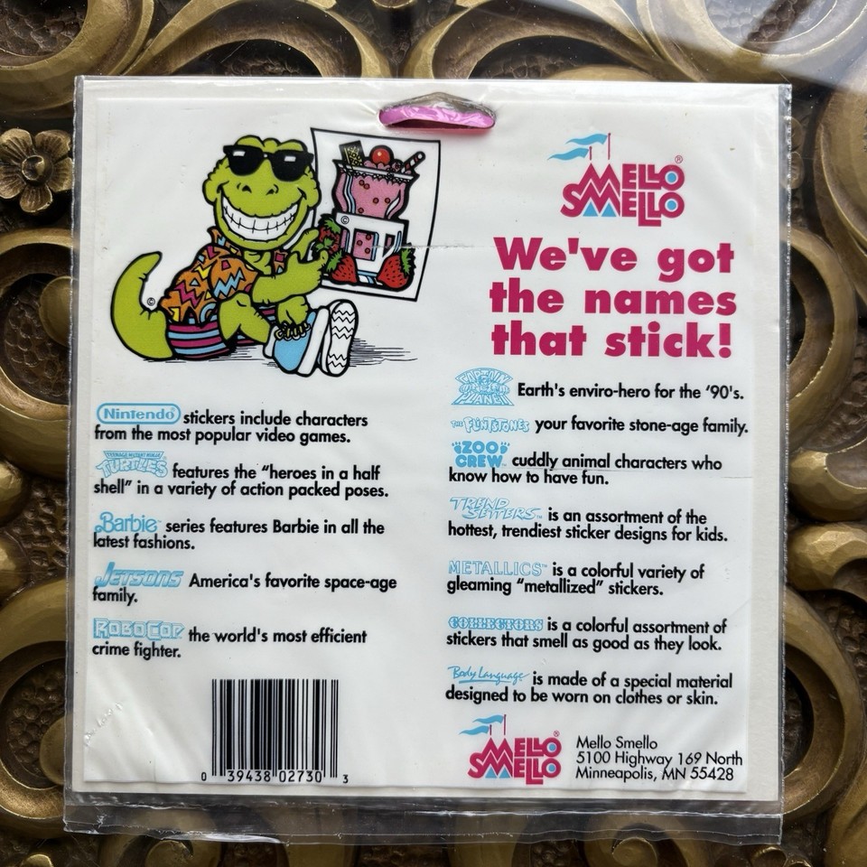 Barbie Stickers Mello Smello 120 Award Stickers 1991 New in Sealed ...