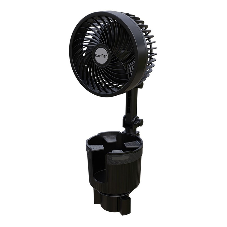 Portable Car Fan Car Cup Holder Fan Multi-Setting Use Versatile Cooling ...